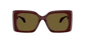 Versace Irregular Sunglasses - Dark Ruby