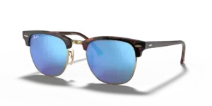 Ray-ban Clubmaster Sunglasses - Havana Sur Or