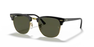 Ray-ban Ray-Ban Clubmaster Sunglasses Noir Sur Or