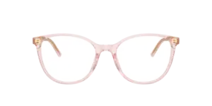 Dolce & Gabbana Butterfly Eyeglasses - Transparent Rose