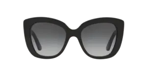 Gucci Sunglasses With Grey Gradient Lenses - Shiny Black
