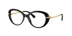 SWAROVSKI Oval Eyeglasses - Black
