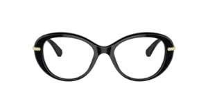 SWAROVSKI Oval Eyeglasses - Black