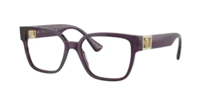 Versace Versace VE3329B Eyeglasses Transparent Plum