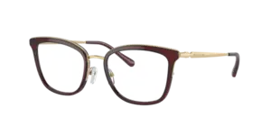 Michael Kors Michael Kors Square Eyeglasses Dark Red