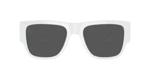Versace Rectangle Sunglasses - White