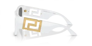 Versace Rectangle Sunglasses - White