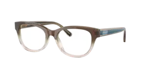 COACH Eyeglasses - Transparent Brown Gradient