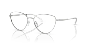 Michael Kors Michael Kors Full Rim Cat Eye Eyeglasses Silver