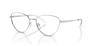 Michael Kors Full Rim Cat Eye Eyeglasses - Silver