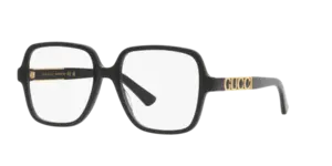 Gucci Rectangle Eyeglasses Noir