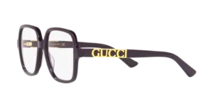 Gucci Rectangle Eyeglasses - Púrpura Oscuro