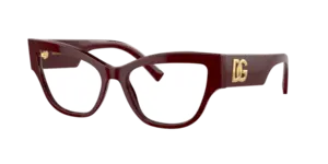 Dolce & Gabbana Cat Eye Eyeglasses - Bordeaux