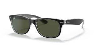 Ray-ban Wayfarer Sunglasses - Noir Sur Transparent