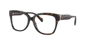 Michael Kors Square Eyeglasses - Dark Tortoise