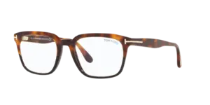 TOM FORD Optical Square Frame Marrón