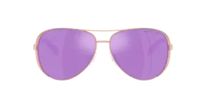 Michael Kors Chelsea Aviator Sunglasses - Rose Gold