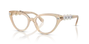 SWAROVSKI Sk2028 Eyeglasses - Milky Beige