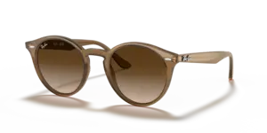 Ray-ban Round Frame Sunglasses - Marrón Claro