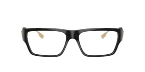 Versace Rectangle Optical Glasses - Black
