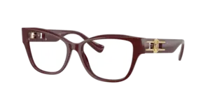 Versace Ve3347 Eyeglasses - Solid Red