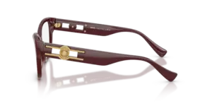 Versace Ve3347 Eyeglasses - Solid Red