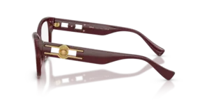 Versace Ve3347 Eyeglasses - Solid Red