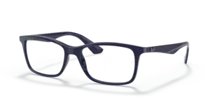 Ray-ban Full Rim Rectangle Eyeglasses - Blue