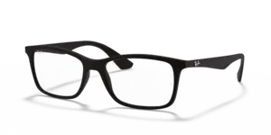 Ray-ban Ray-Ban Full Rim Rectangle Eyeglasses Noir