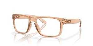 Oakley OX8156 Eyeglasses Polished Transparent Sepia