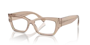 Dolce & Gabbana Dg3387 Eyeglasses - Transparent Camel