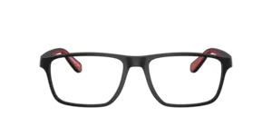 Emporio Armani Rectangle Eyeglasses - Matte Black