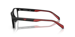 Emporio Armani Rectangle Eyeglasses - Matte Black