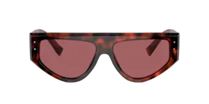 Dolce & Gabbana Rectangle Sunglasses - Havana Red
