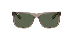 Ray-ban Ray-Ban Square Frame Sunglasses Transparent Brown