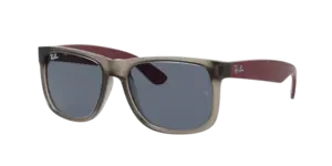 Ray-ban Ray-Ban Square Frame Sunglasses Transparent Gris