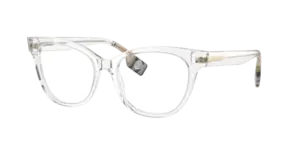 Burberry Cat Eye Eyeglasses - Transparent
