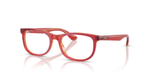 Ray-ban Ray-Ban Eyeglasses Transparent Red & Yellow