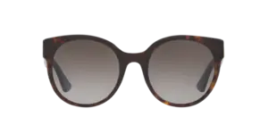Gucci Round Frame Sunglasses - Brown