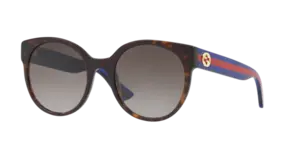 Gucci Round Frame Sunglasses Marrón