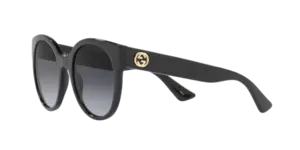 Gucci Round Frame Sunglasses - Noir