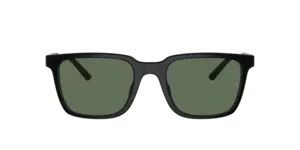 Oliver Spencer Rectangle Full-rim Sunglasses - Semi-matte Black