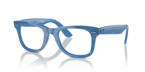 Ray-ban Full Rim Eyeglasses - Photo Azul Con Rayas