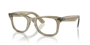 Ray-ban Full Rim Eyeglasses - Photo Gris Con Rayas