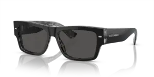 Dolce & Gabbana Sunglasses Dg4451 - Noir Sur Gris Havana