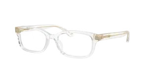COACH Rectangle Optical Glasses - Transparent Clear
