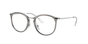 Ray-ban Ray-Ban Phantos Eyeglasses Transparent Gris