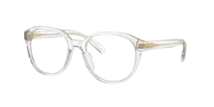 COACH Round Frame Eyeglasses - Crystal