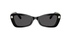 SWAROVSKI Irregular Sunglasses - Black