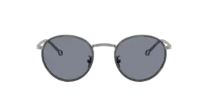 Giorgio Armani Round Sunglasses With Metal Frame - Matte Gunmetal